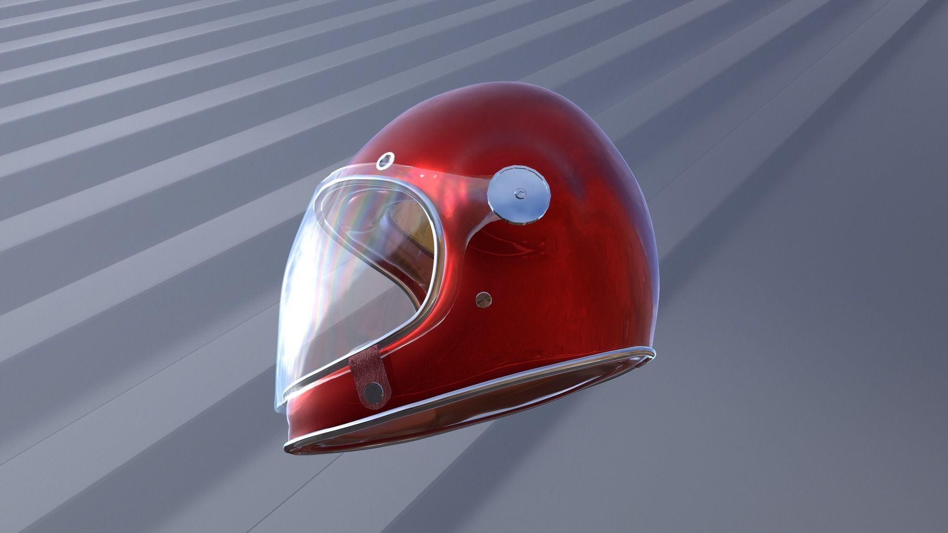 Motorcycle Helmet Package Classic Bell Model 3D model 3D printable ...