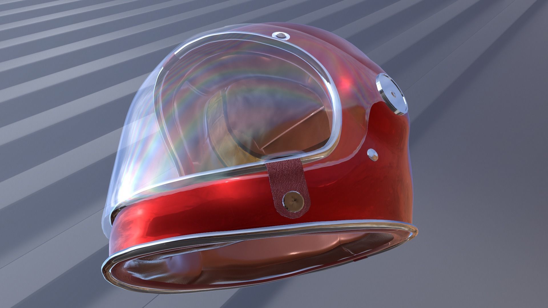 Motorcycle Helmet Package Classic Bell Model 3D model 3D printable ...