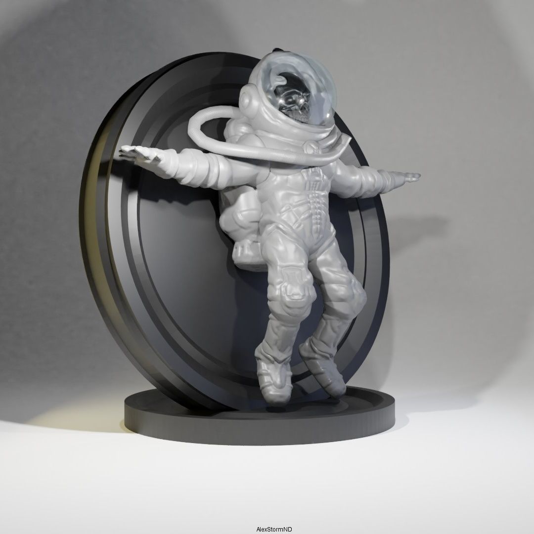 Spaceman 3D model 3D printable | CGTrader