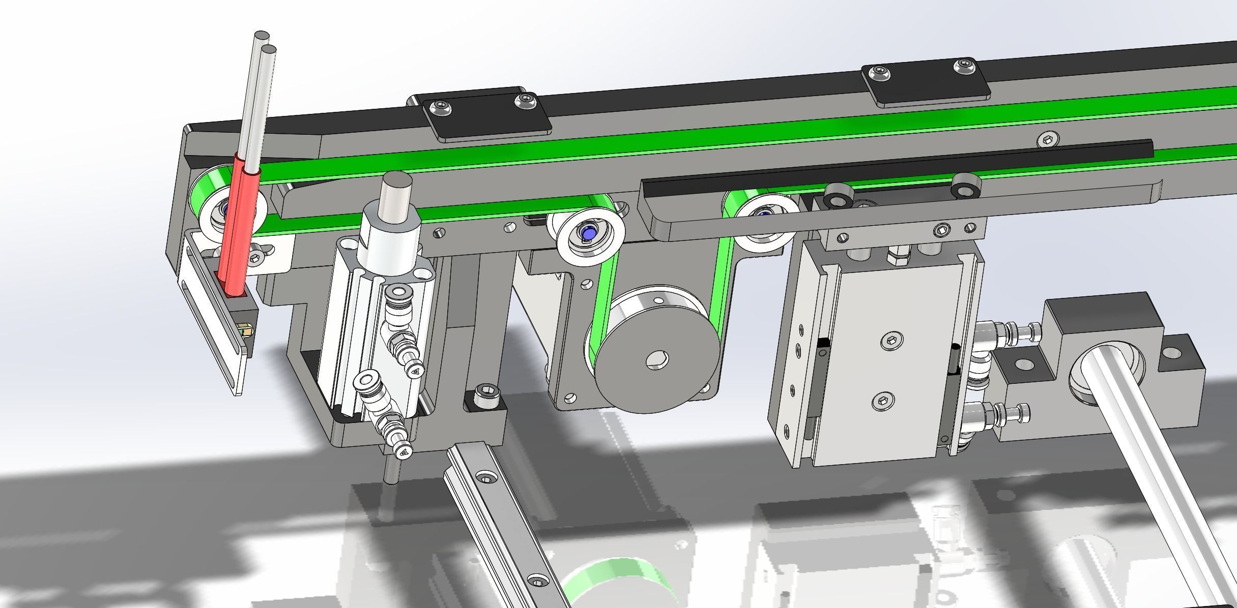 Variable pitch conveyor 3D model | CGTrader