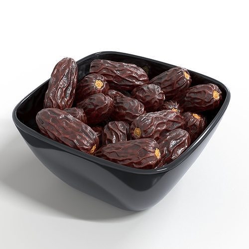 Dried Date 3D model | CGTrader