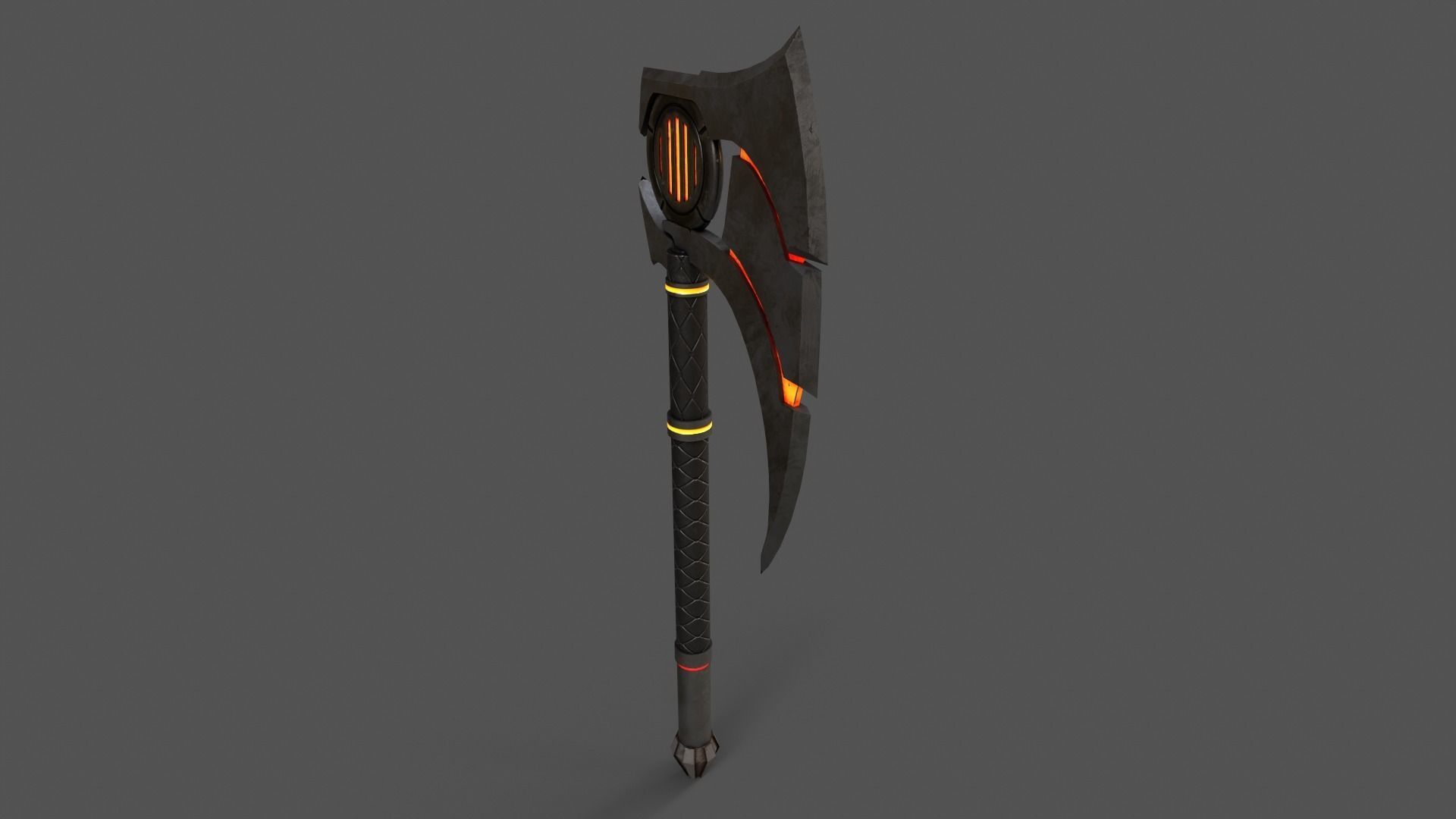 3D model Sci-Fi Axe V3 VR / AR / low-poly | CGTrader