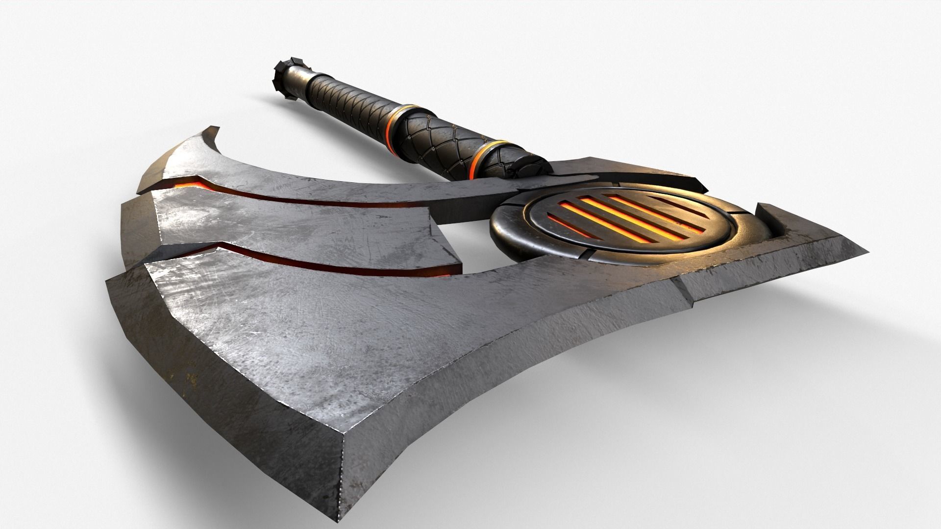 3D model Sci-Fi Axe V3 VR / AR / low-poly | CGTrader