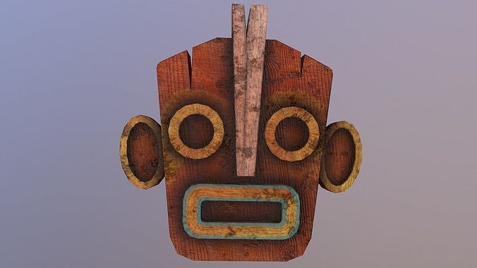 3D model Low Poly Tiki Mask VR / AR / low-poly | CGTrader