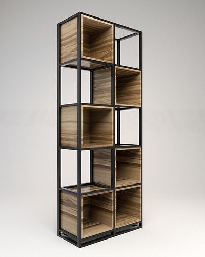 High-tech shelf 3D model | CGTrader