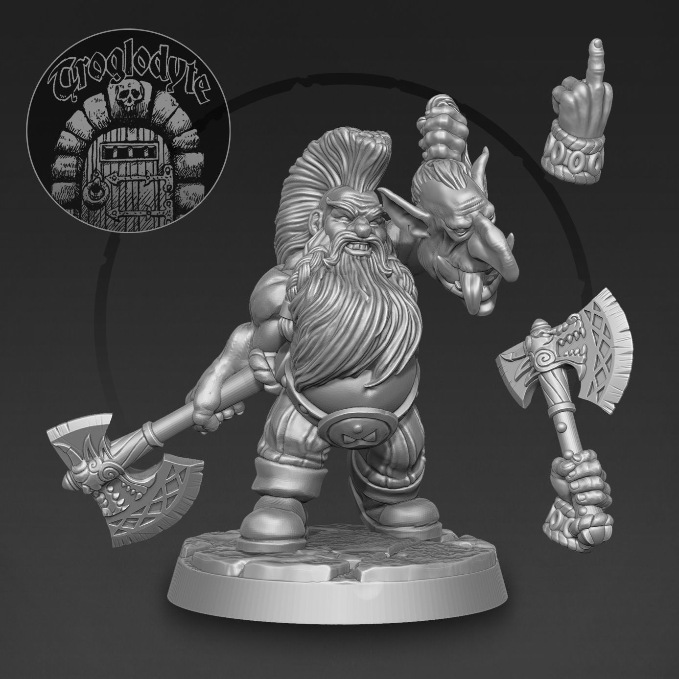 Dwarf Gang 3D model 3D printable | CGTrader