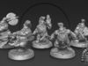 Dwarf Gang 3D model 3D printable | CGTrader