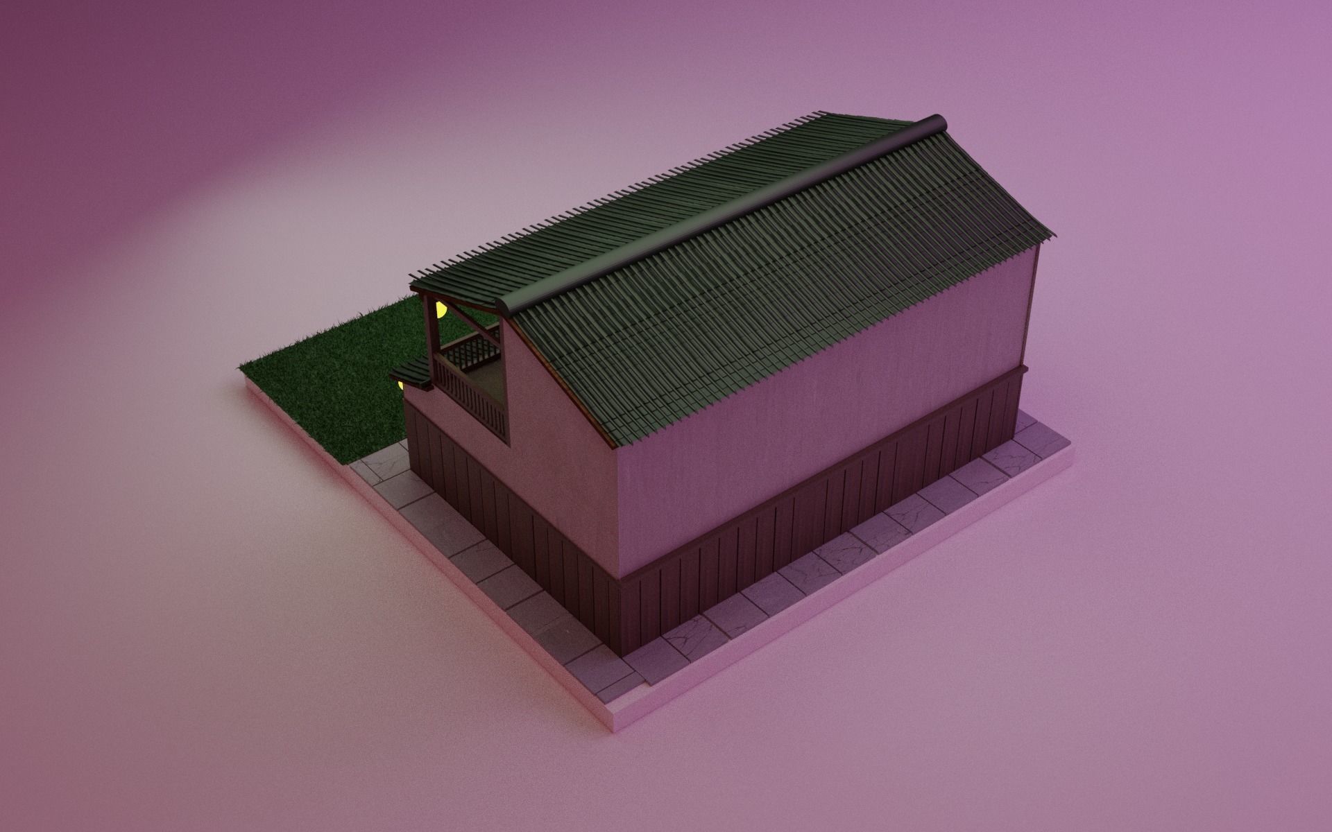 Japanese house free VR / AR / low-poly 3D model | CGTrader