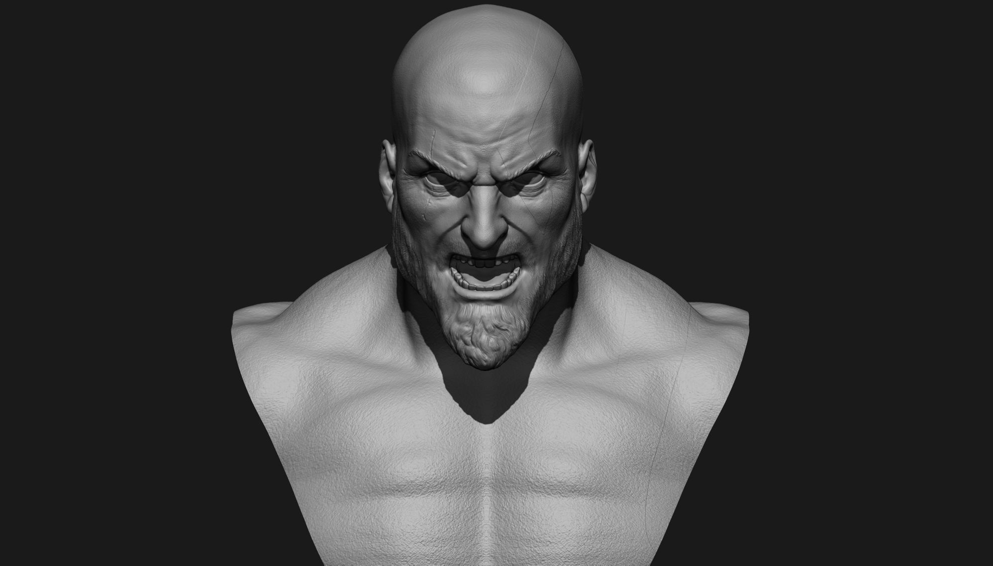 Kratos - God of War 3D model 3D printable | CGTrader