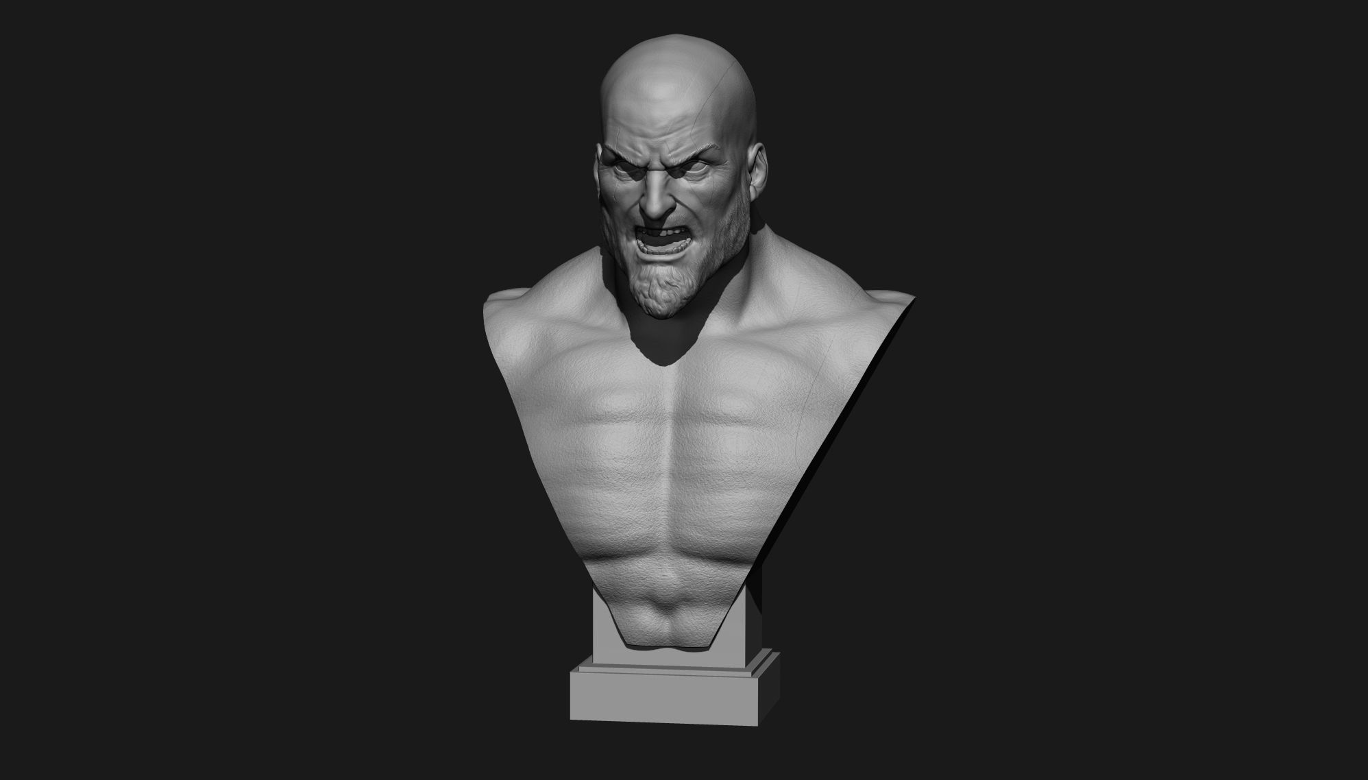 Kratos - God of War 3D model 3D printable | CGTrader