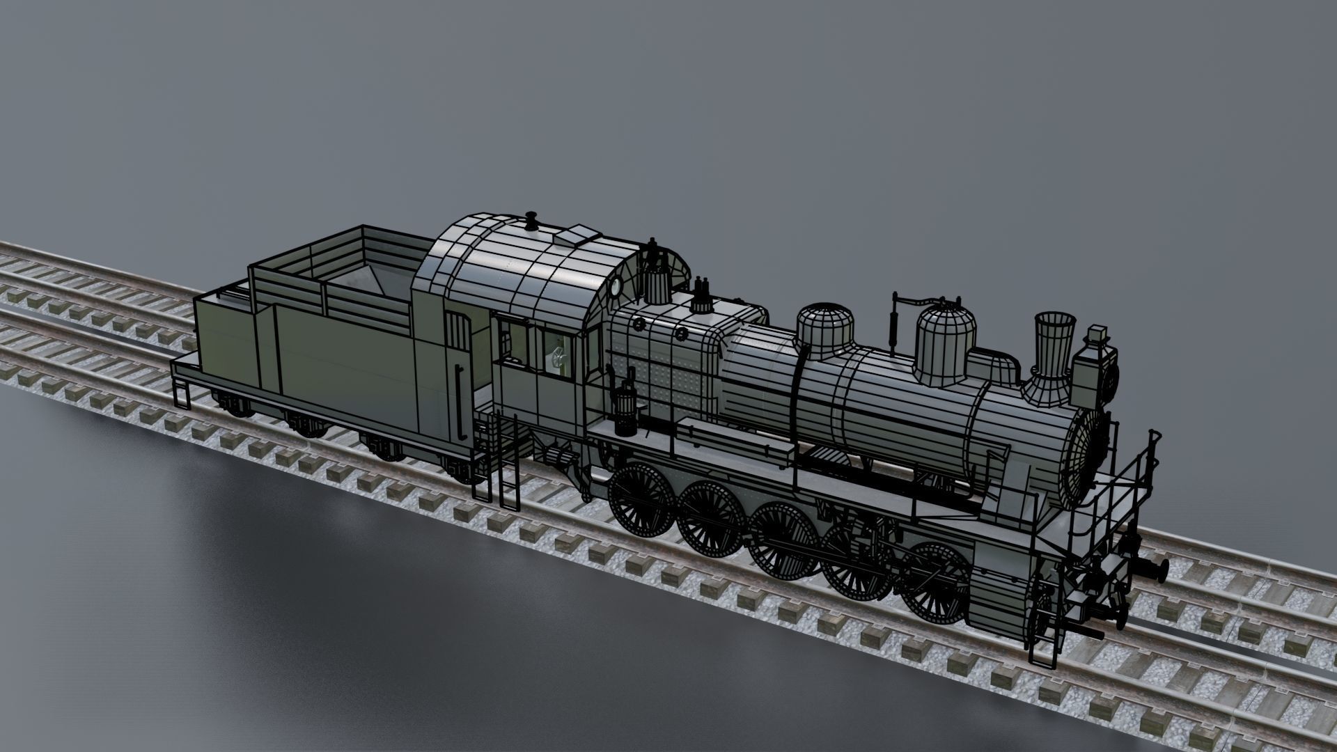 3D model locomotion 0-5-0 VR / AR / low-poly | CGTrader