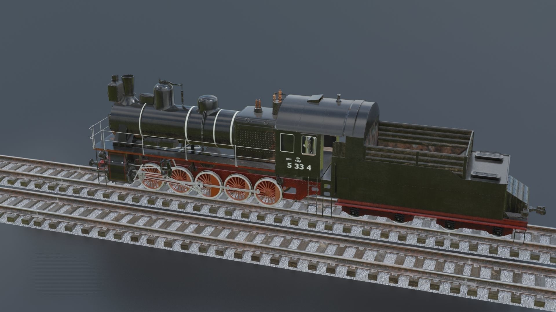 3D model locomotion 0-5-0 VR / AR / low-poly | CGTrader