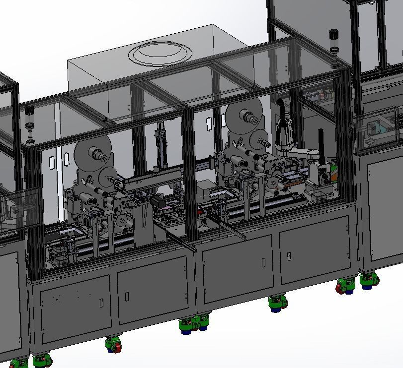 Mobile phone filming assembly line 3D model | CGTrader