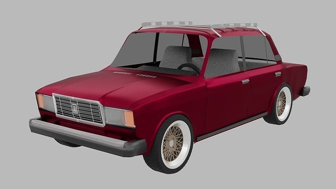 3D model VAZ 2107 VR / AR / low-poly | CGTrader