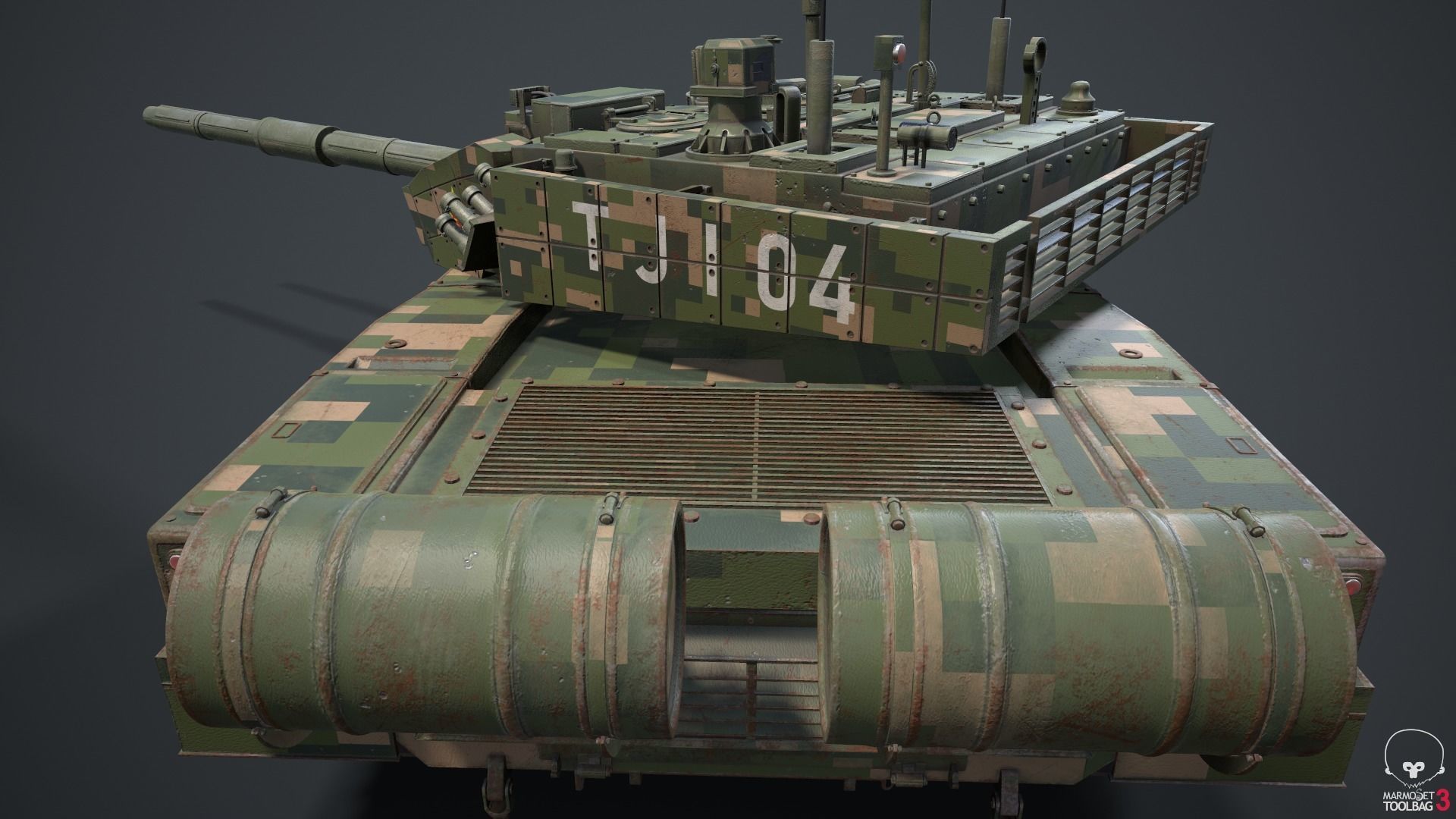 Tank China Type ZTZ 99A MTB 3D model | CGTrader