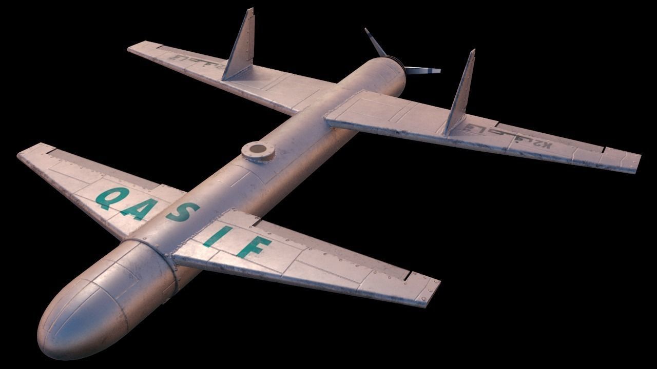 3D model Drone QASIF K2 VR / AR / low-poly | CGTrader