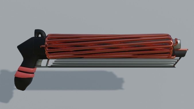 Electromagnetic Gun 3D model | CGTrader