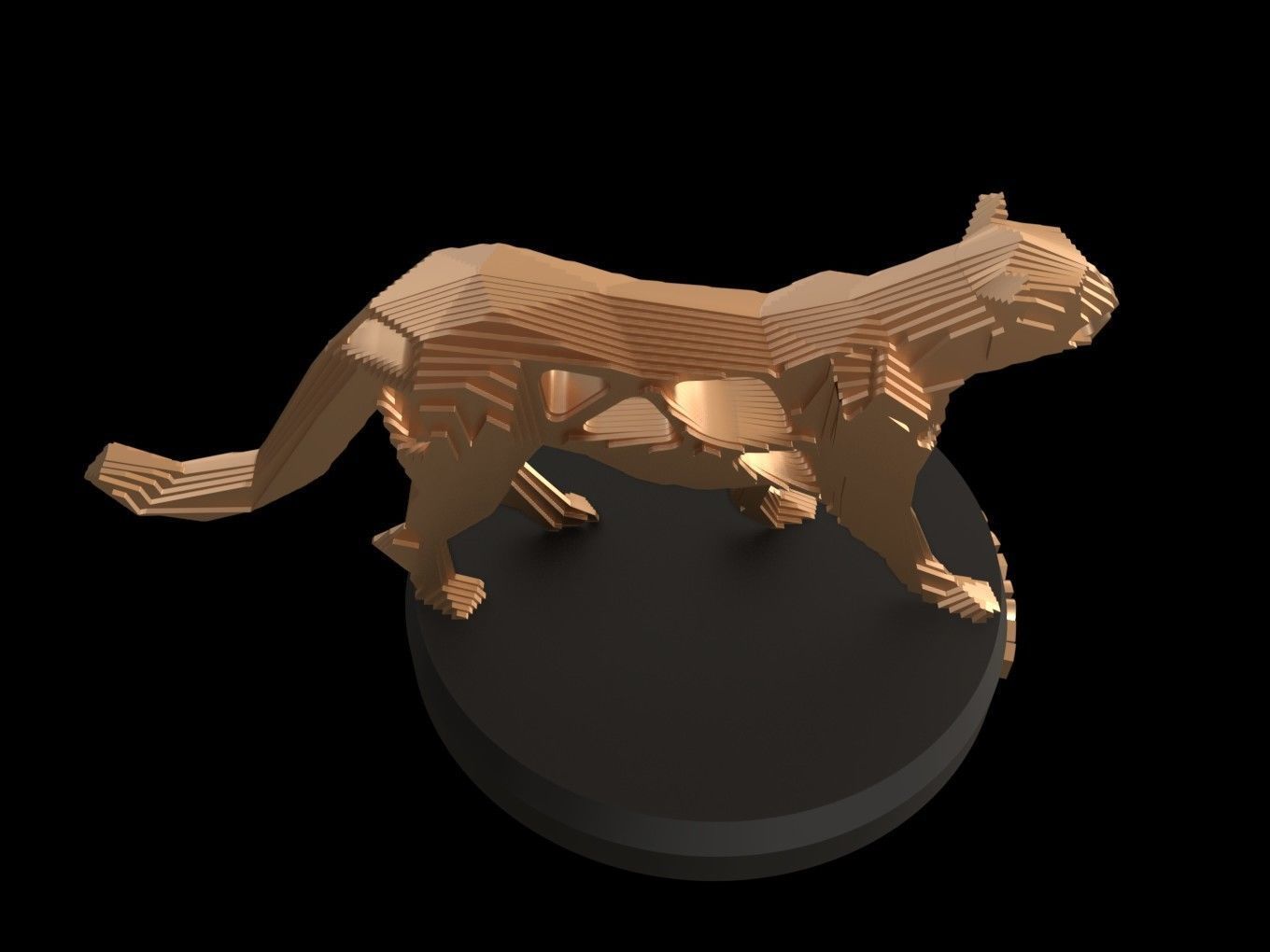 3D model Parametric V Leopard VR / AR / low-poly | CGTrader