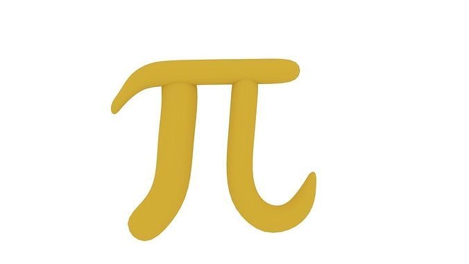 Math formula Pai 3D model | CGTrader