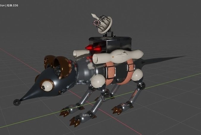 Cartoon mechanical mice battle machines free 3D model | CGTrader