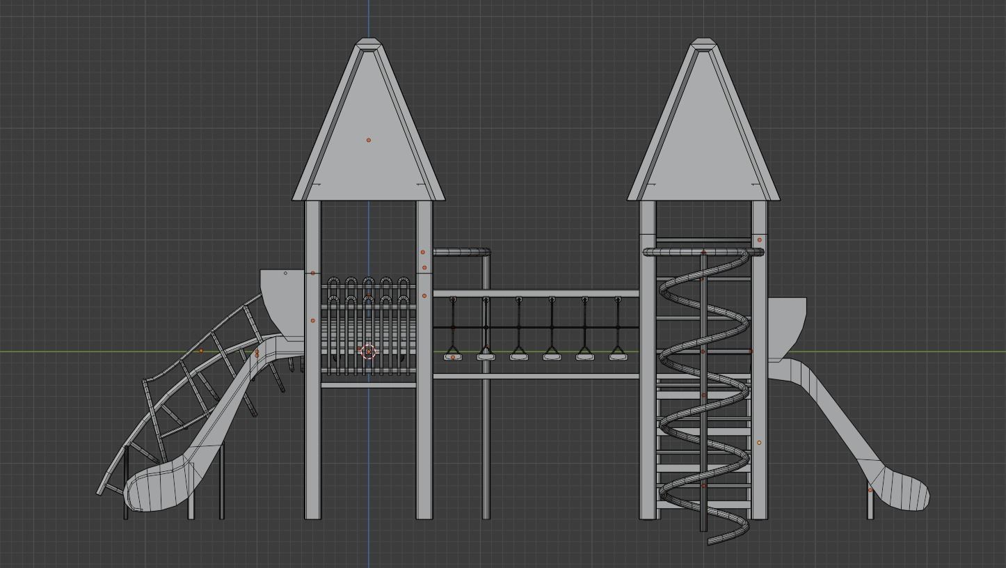 3D model Low-Poly Playground VR / AR / low-poly | CGTrader