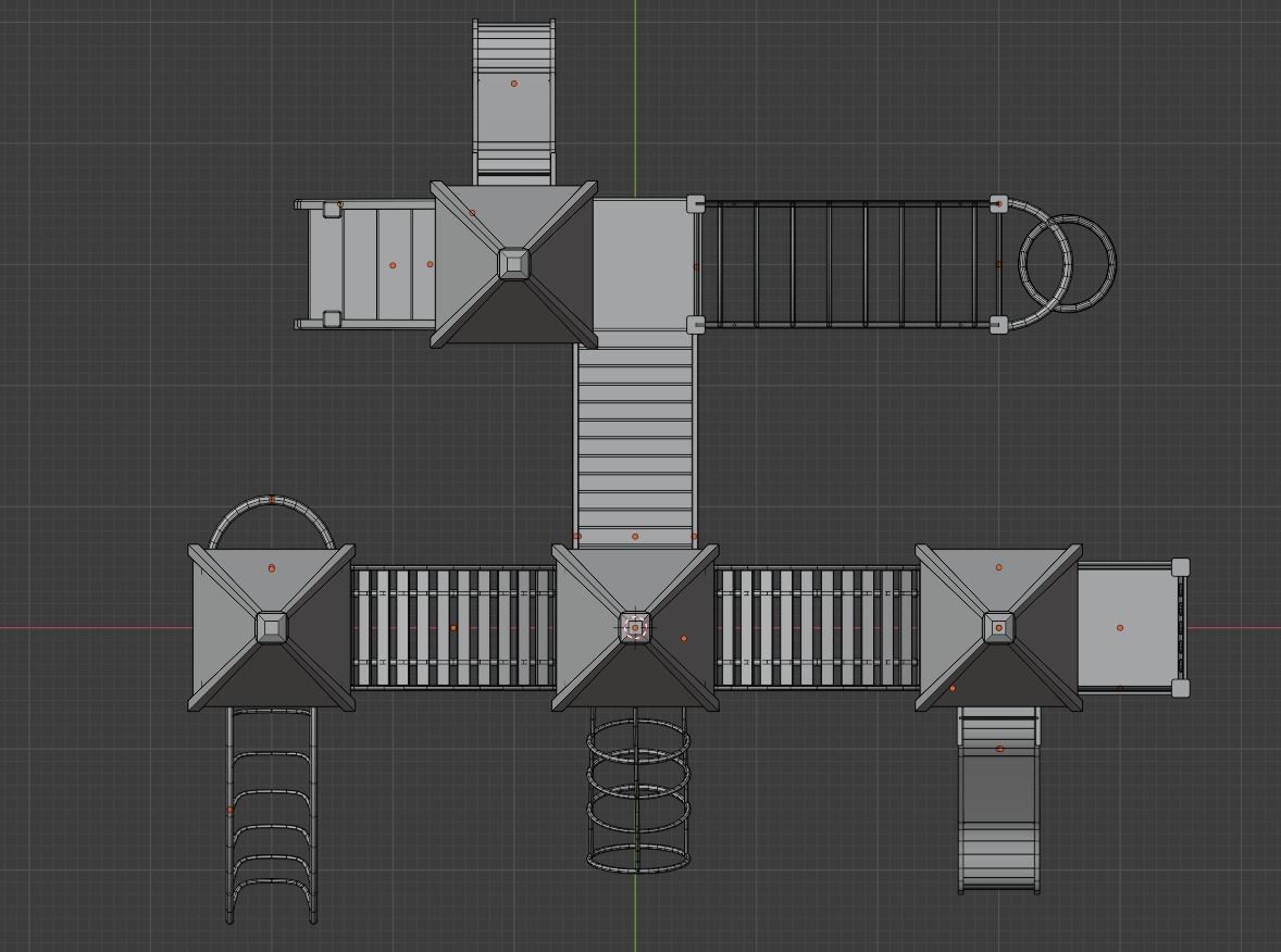 3D model Low-Poly Playground VR / AR / low-poly | CGTrader