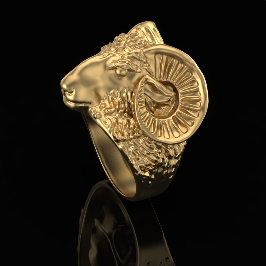 Aries ring aries 3D printable model | CGTrader
