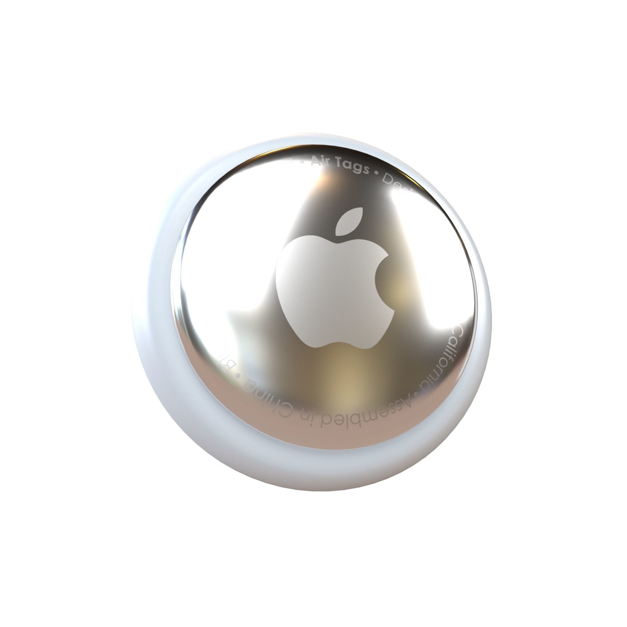 3D model Apple Air Tags v2 001 VR / AR / low-poly | CGTrader