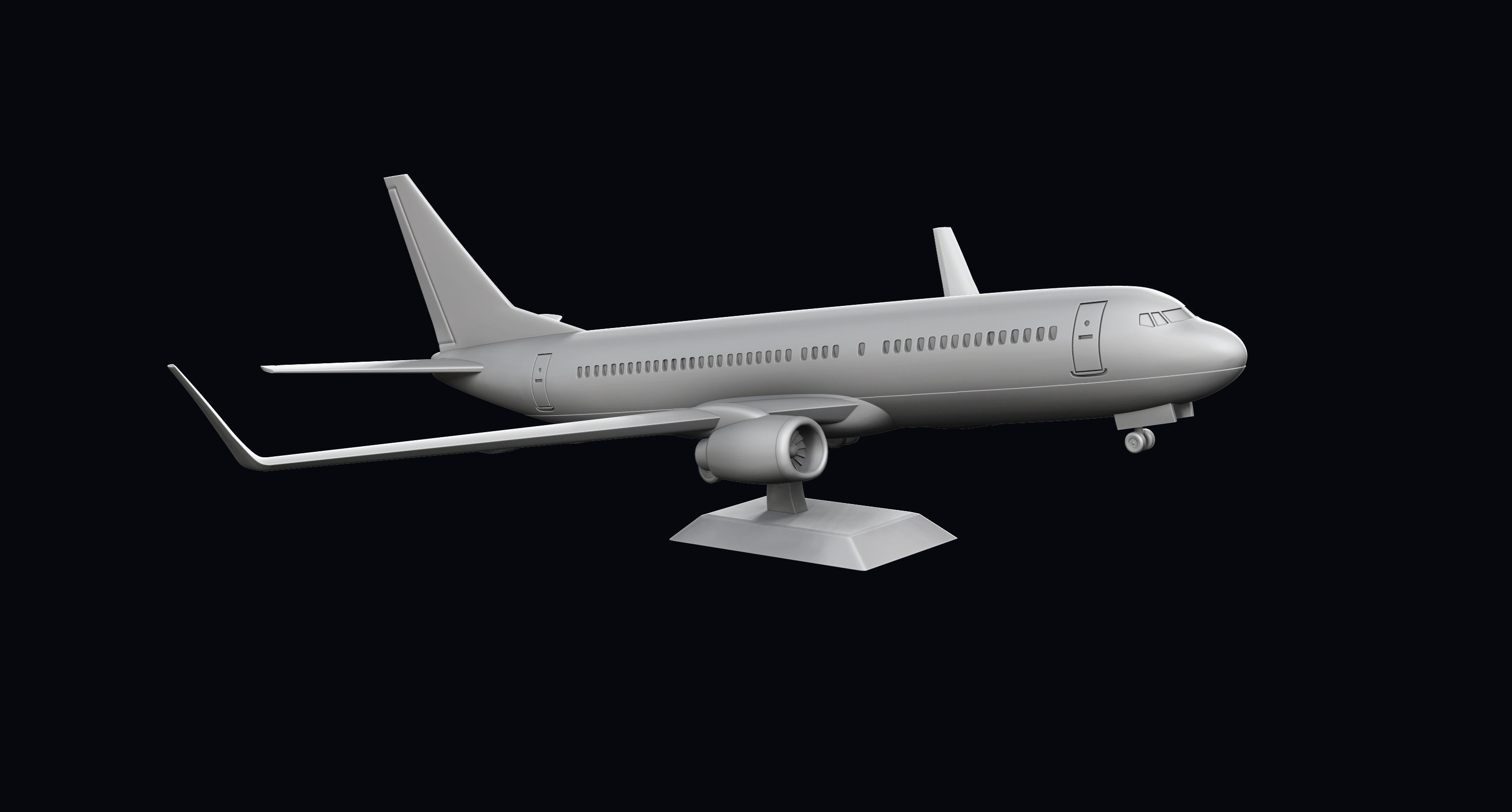 Boeing 737-800 3D model 3D printable | CGTrader