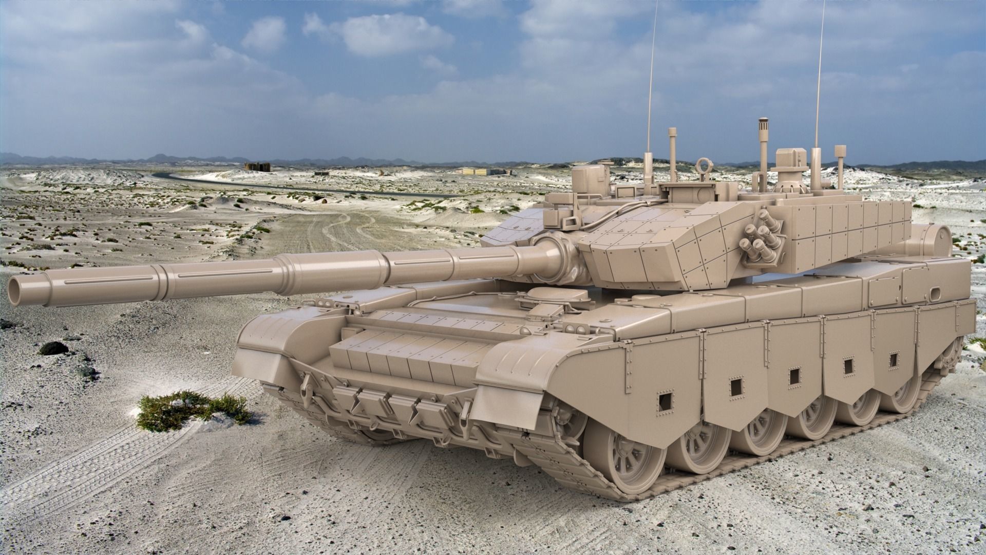 Tank China Type ZTZ 99A MTB Clay Vray 3D model | CGTrader