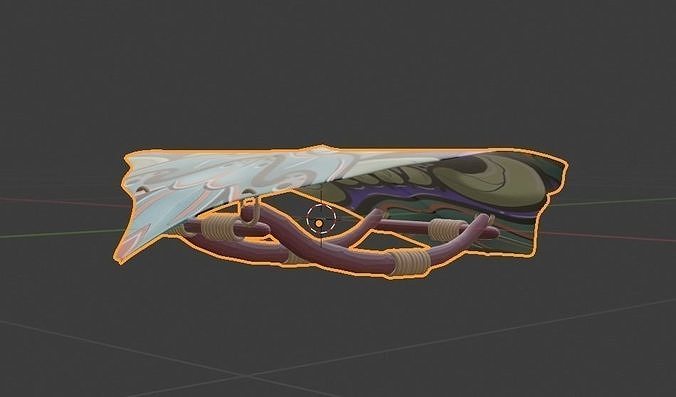 BOTW style paraglider free VR / AR / low-poly 3D model | CGTrader