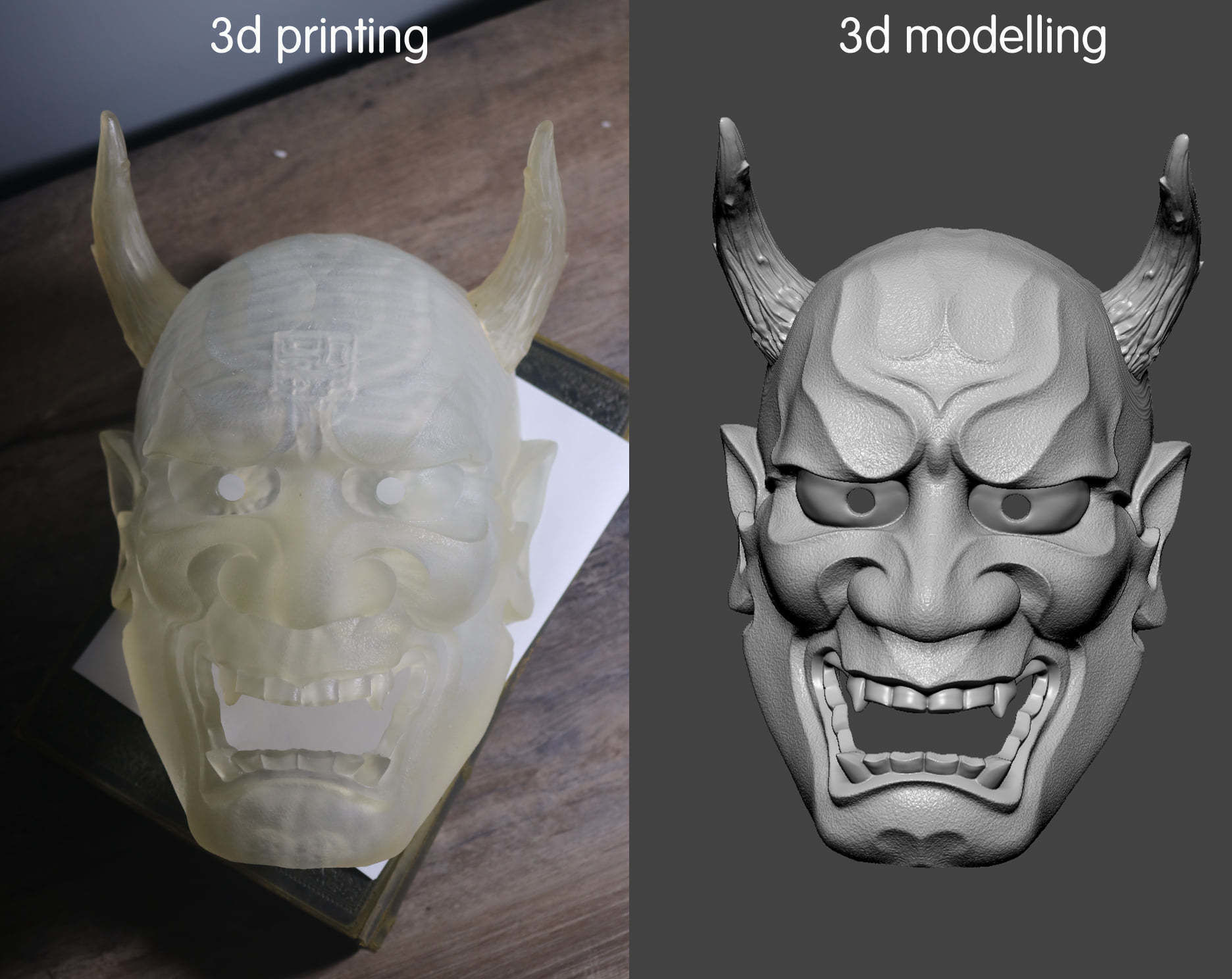Japanese facemask STL 3D printable 3D model 3D printable | CGTrader