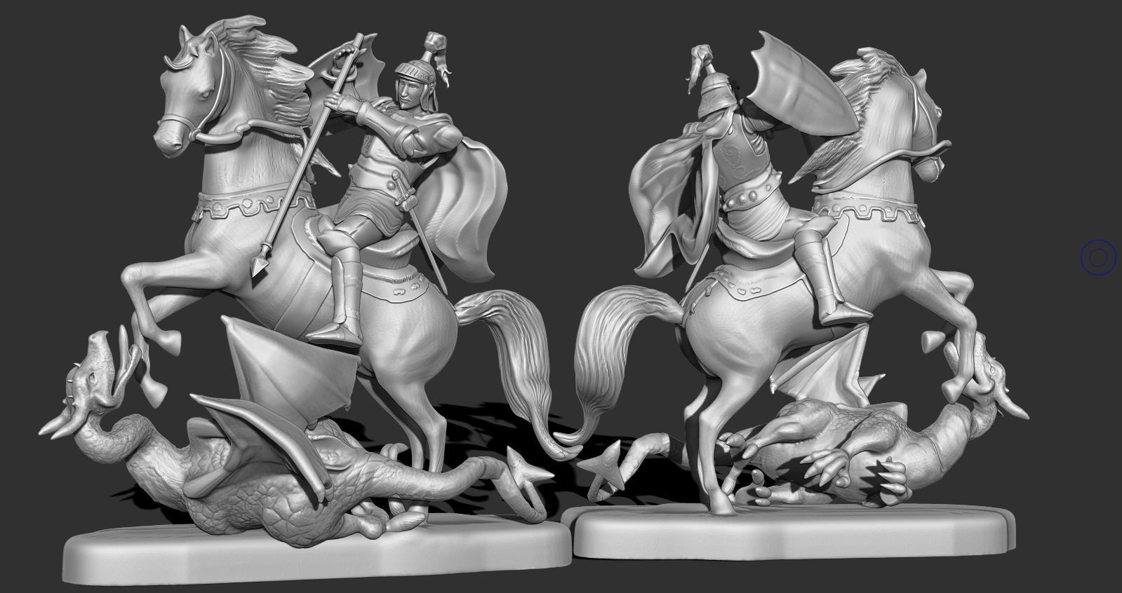 St George Sao Jorge Stl 3D model 3D printable | CGTrader