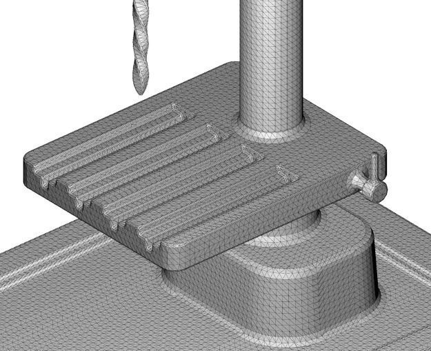 Stylish Drilling Machine 3D model 3D printable | CGTrader