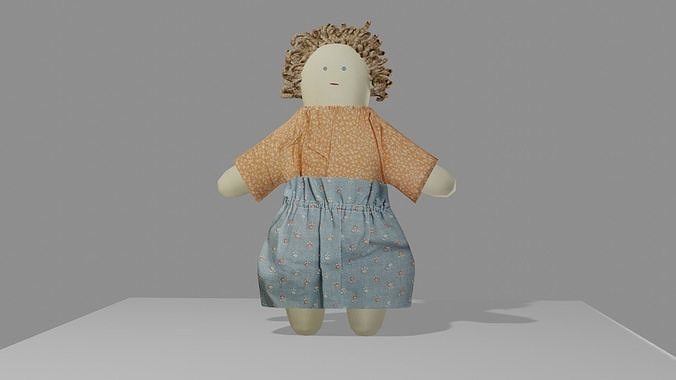 3D model Rag Doll VR / AR / low-poly | CGTrader