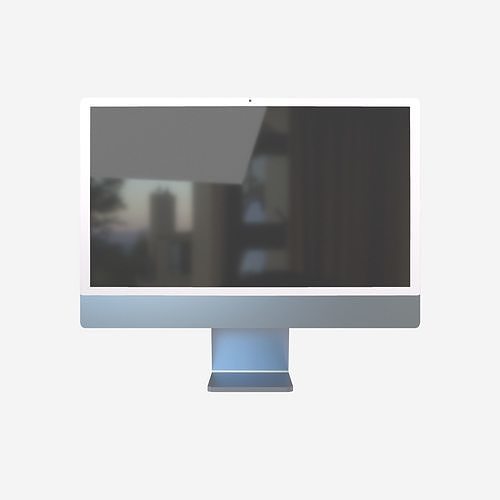 3D model Apple imac 2021 v1 006 VR / AR / low-poly | CGTrader