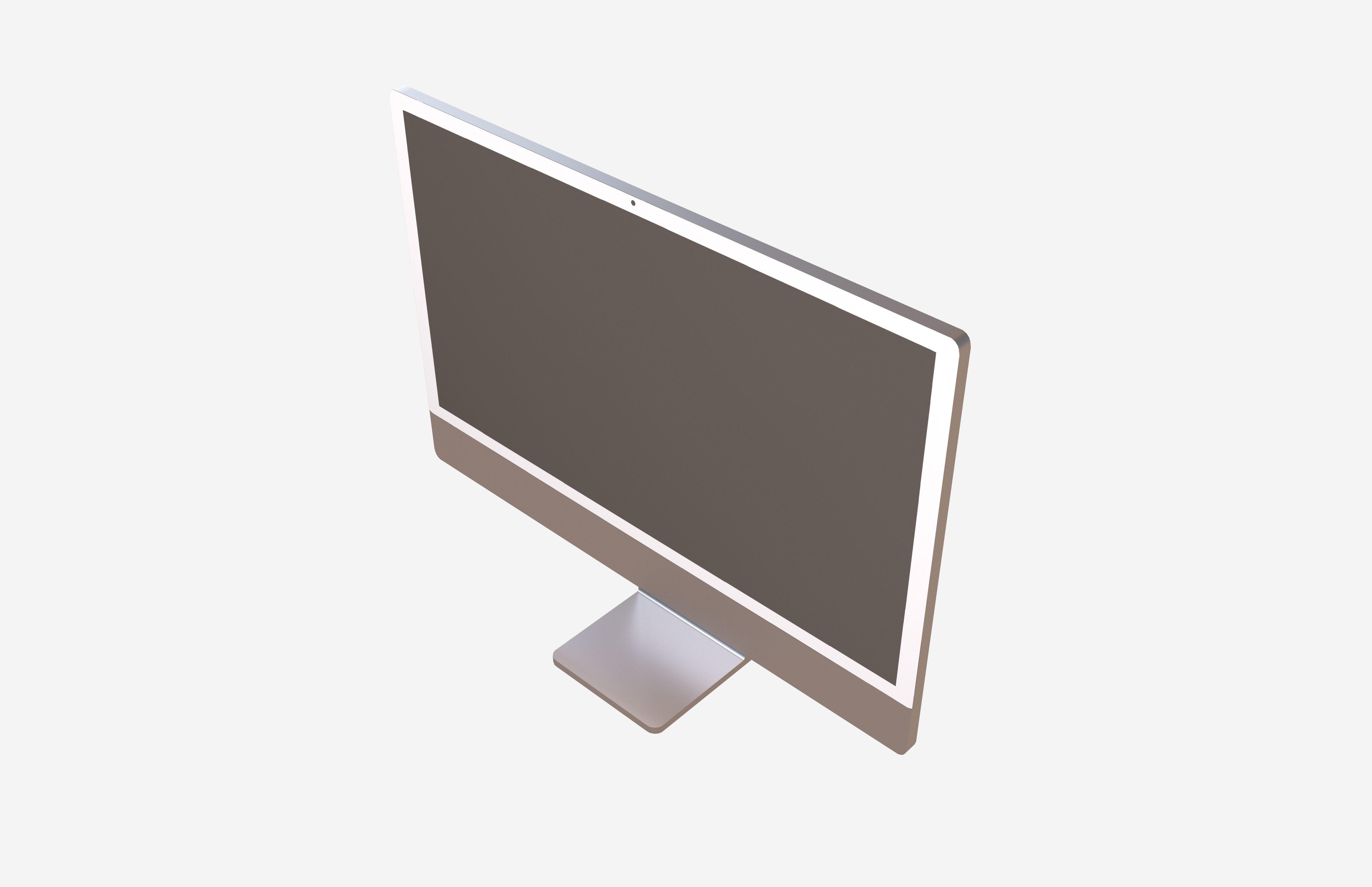 3D model Apple imac 2021 v1 007 VR / AR / low-poly | CGTrader