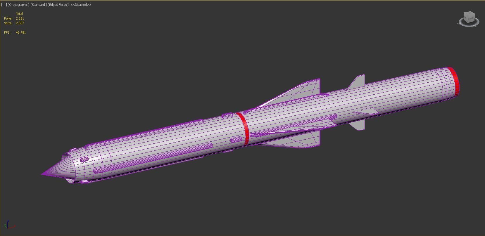 3D model Indian BrahMos PJ-10 Missile VR / AR / low-poly | CGTrader