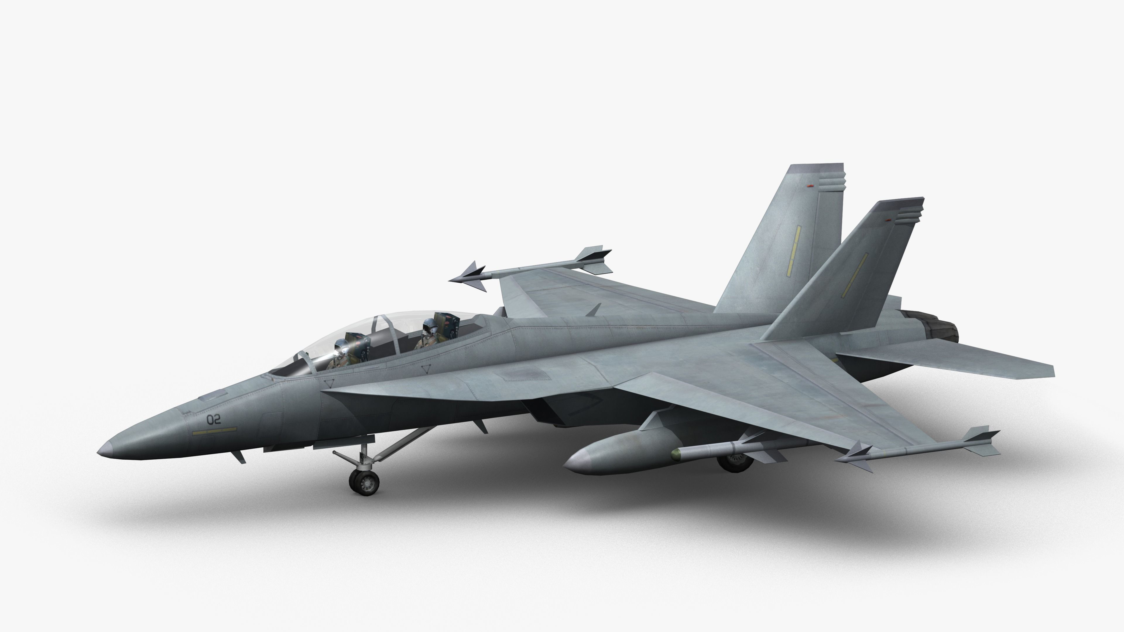 3D asset F A-18 EF SuperHornet | CGTrader