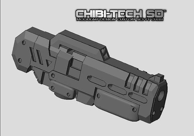 CHIBI-TECH SD - MK-VII PEACEKEEPER SOLO 3D model 3D printable | CGTrader