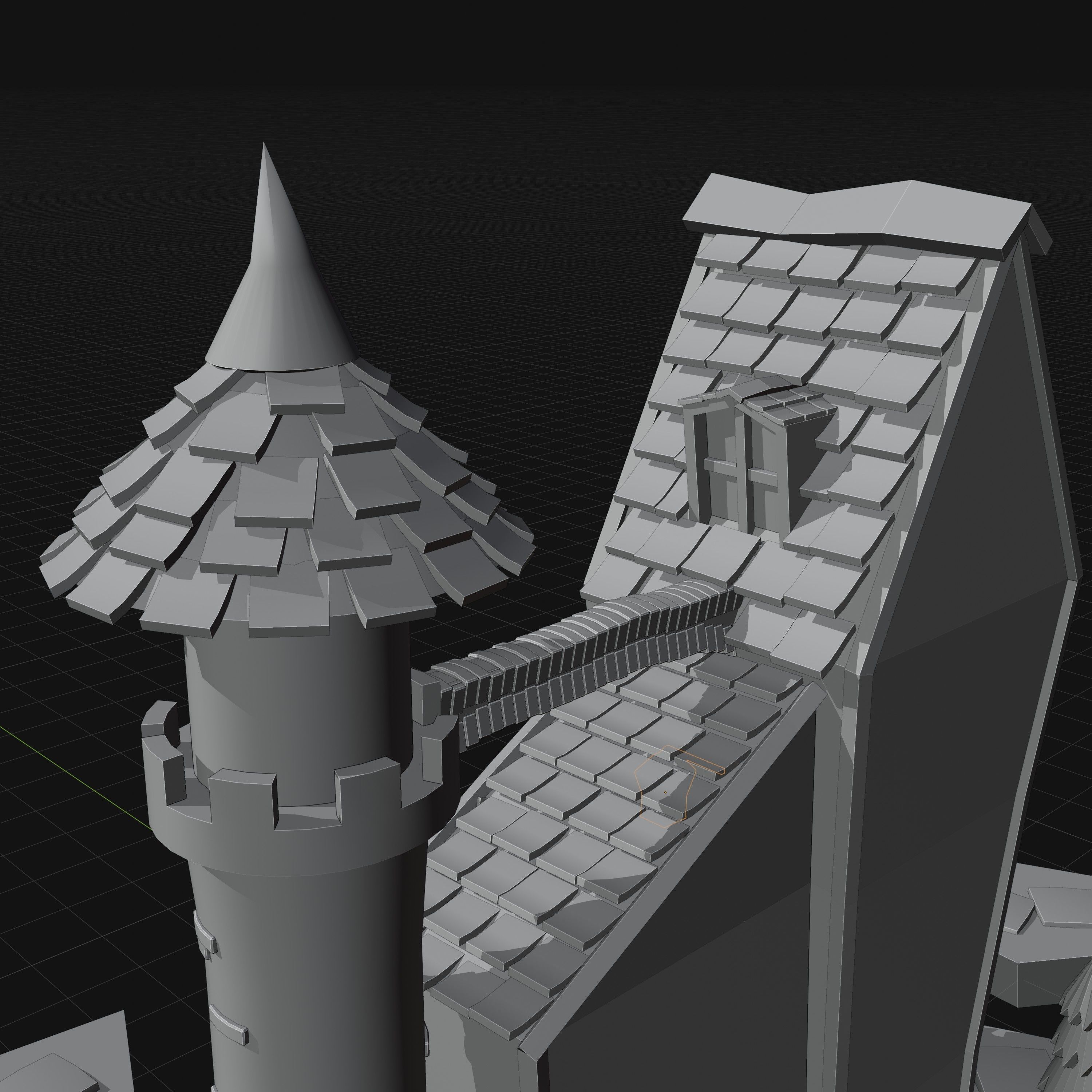 Low poly wizards house free VR / AR / low-poly 3D model | CGTrader