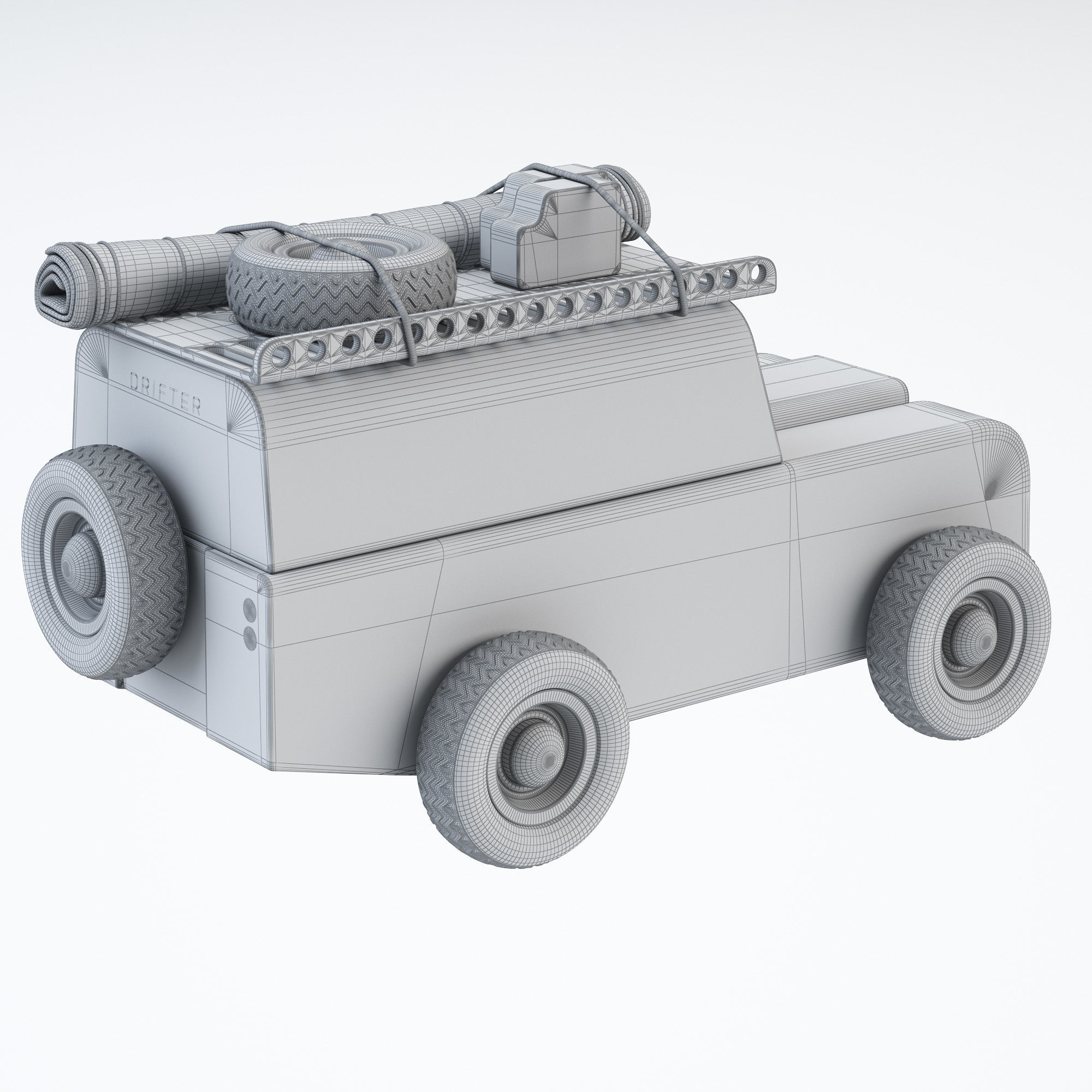 Drifter Moo Toy Car by Candylab 3D model | CGTrader