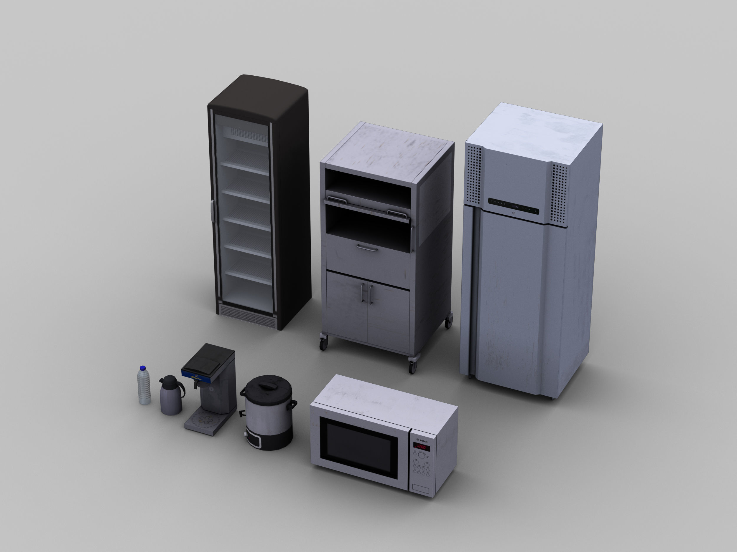 3D model Kitchen Appliances lowpoly VR / AR / low-poly | CGTrader