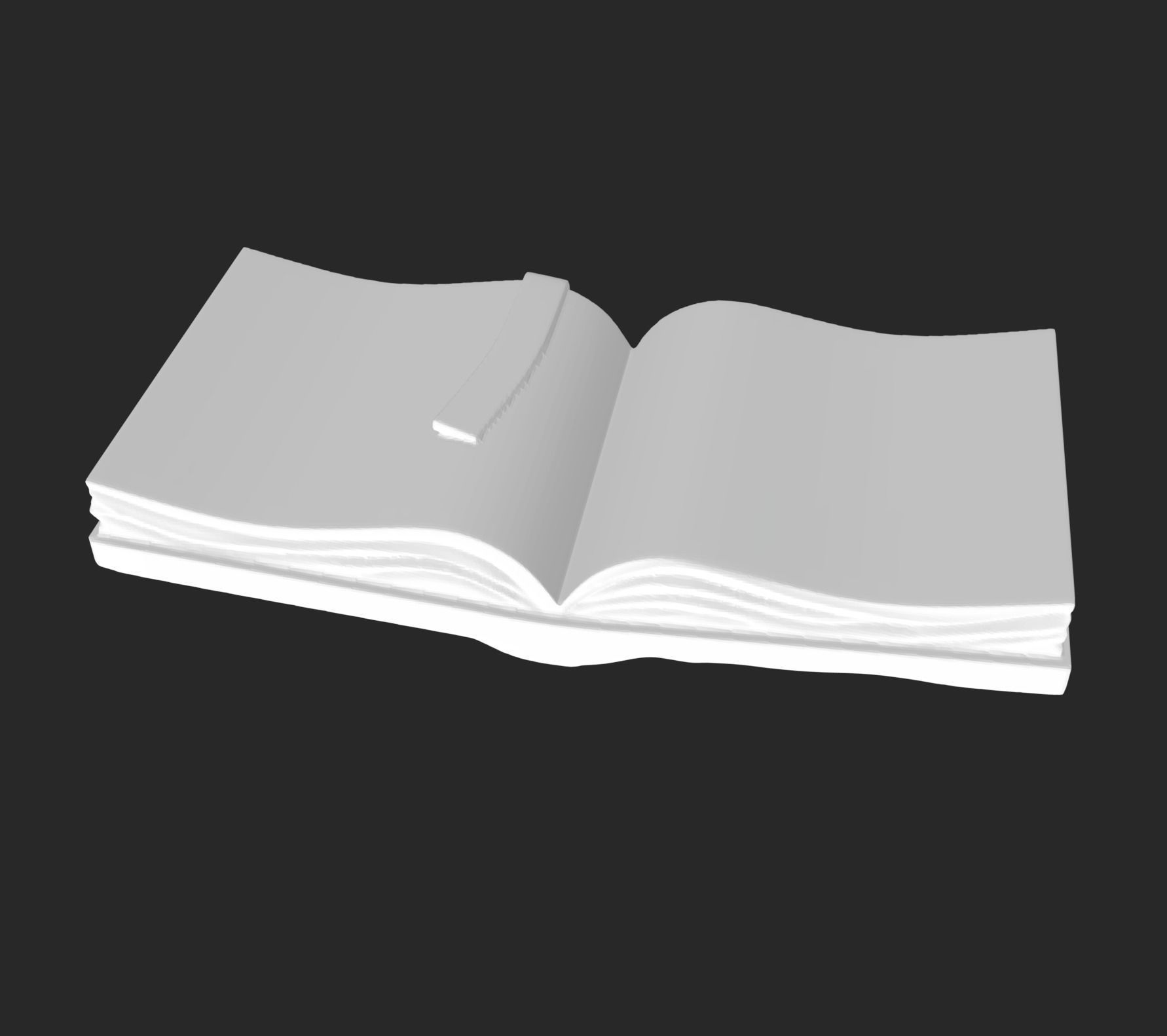 OPEN BOOK 3D model | CGTrader