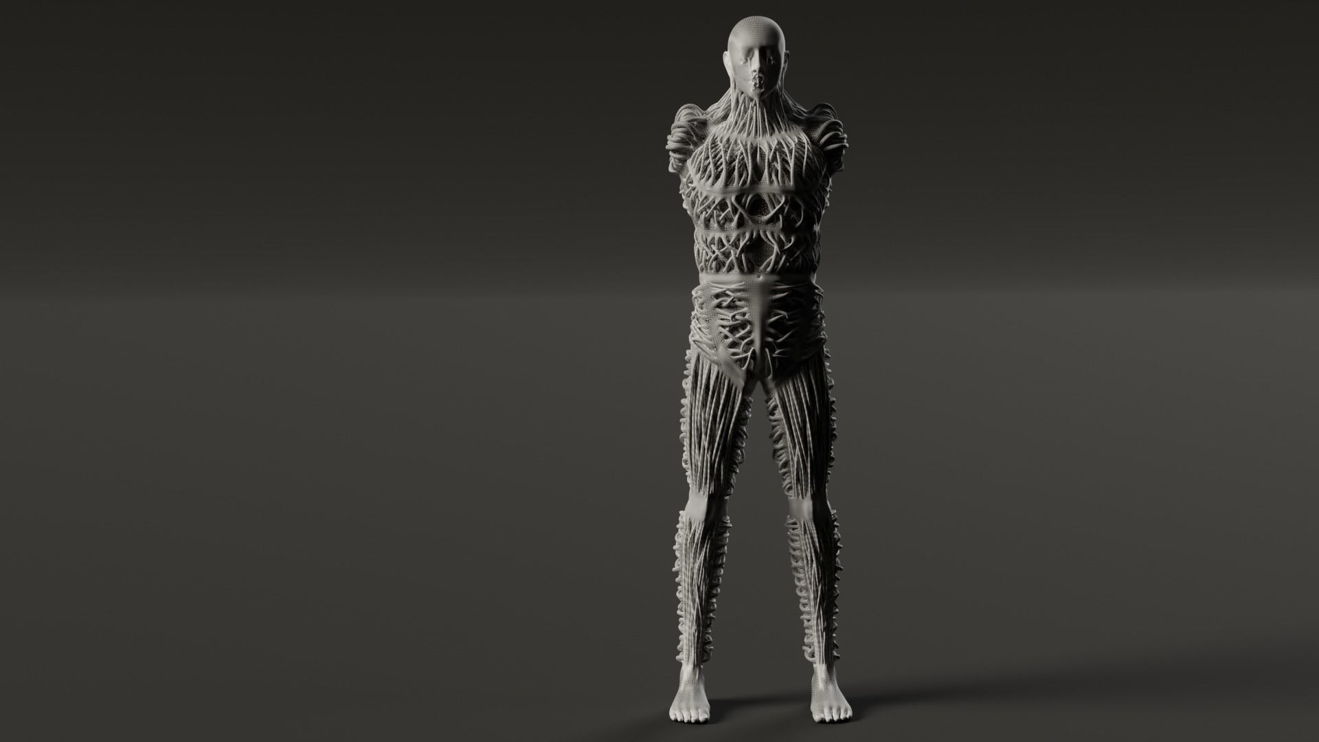 Humanoid Creature 3D model rigged | CGTrader