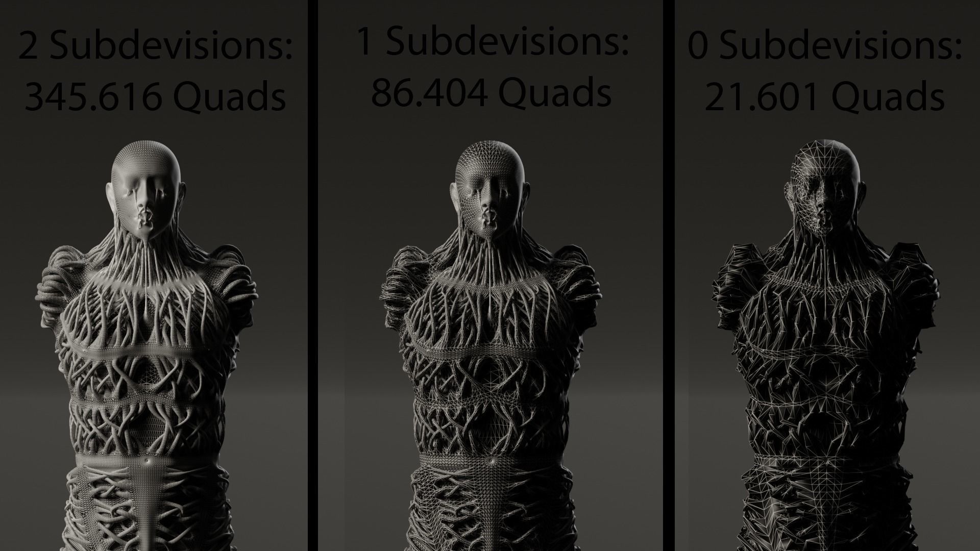 Humanoid Creature 3D model rigged | CGTrader