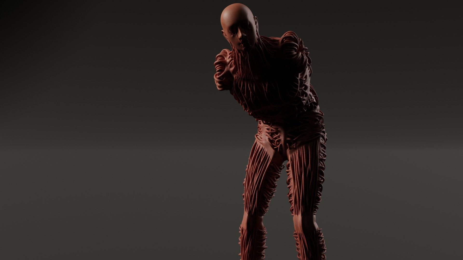 Humanoid Creature 3D model rigged | CGTrader