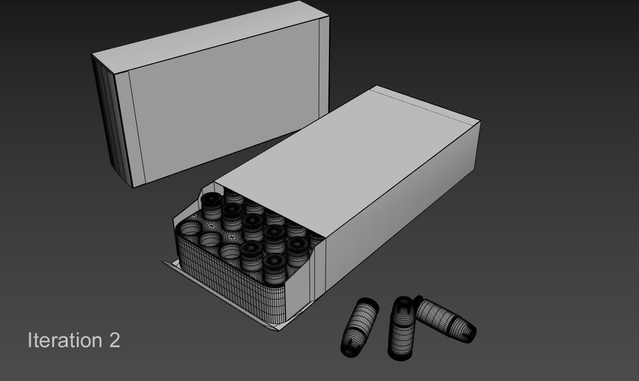 3D model Ammunition Box 45 ACP VR / AR / low-poly | CGTrader