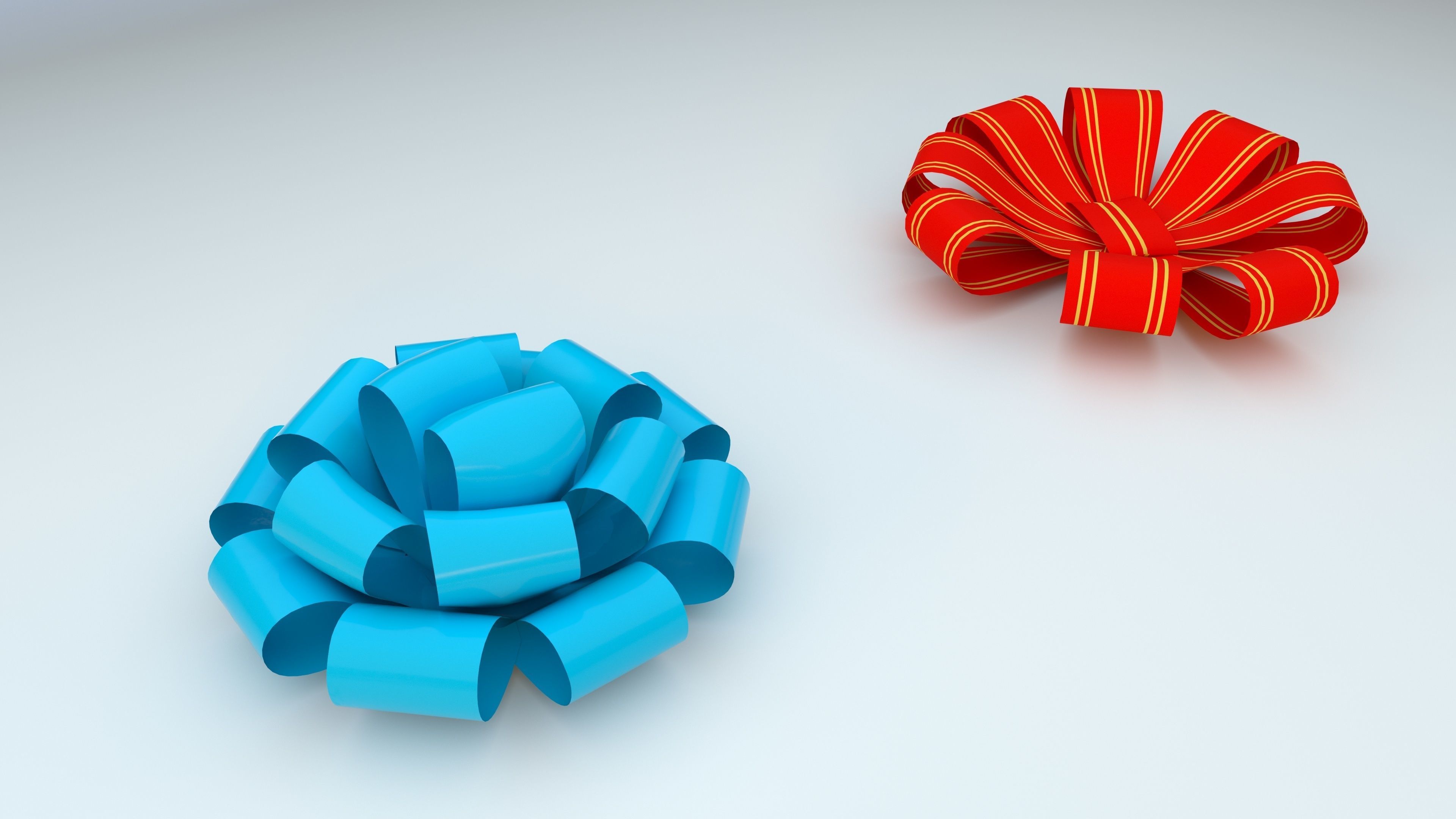 3D model Ribbons set VR / AR / low-poly | CGTrader