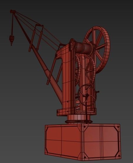 3D model Dock Crane VR / AR / low-poly | CGTrader